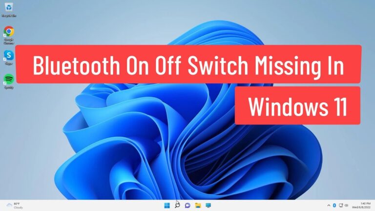 Zgjidhje për të aktivizuar Bluetooth në Windows 11 - Mundowin
