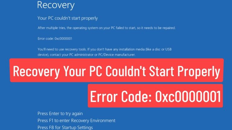 Reparación de error: 0xc0000001 en inicio de PC [CORREGIDO 100%] - Mundowin