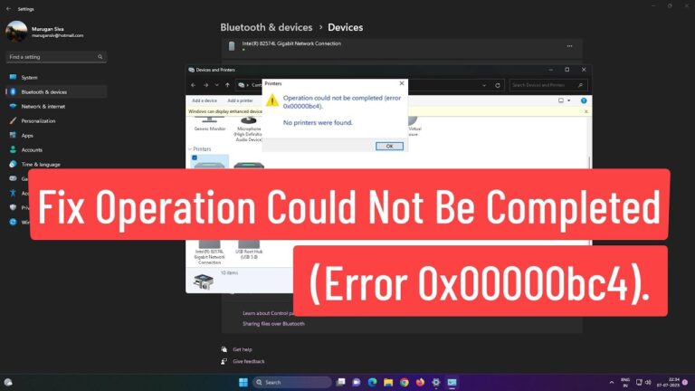 Solución para error al imprimir en Windows 11 (Error 0x00000bc4) - Mundowin