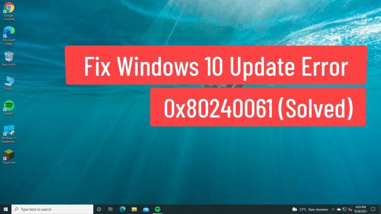 Solución error 0x80240061 actualización Windows 10 - Mundowin