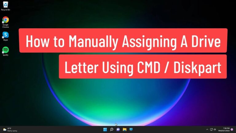 Manually Assigning a Drive Letter in Windows Using CMD/Diskpart - Mundowin