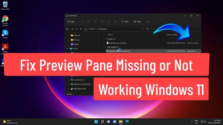 Solución: Vista previa del panel de vista previa no funciona en Windows 11 - Mundowin