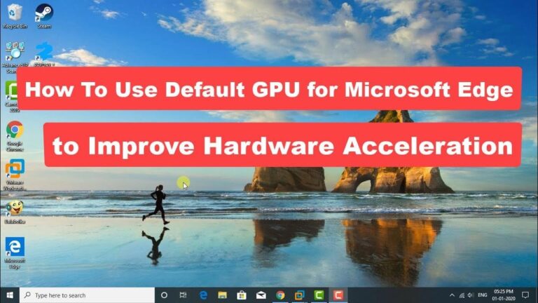 Mejorar aceleración de hardware: cómo usar GPU predeterminada en ...