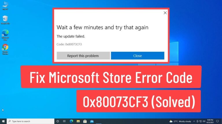Solución Error Microsoft Store 0x80073CF3 - Mundowin