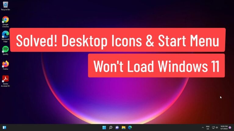 Solved! Problems with desktop icons and Start menu in Windows 11 - Mundowin