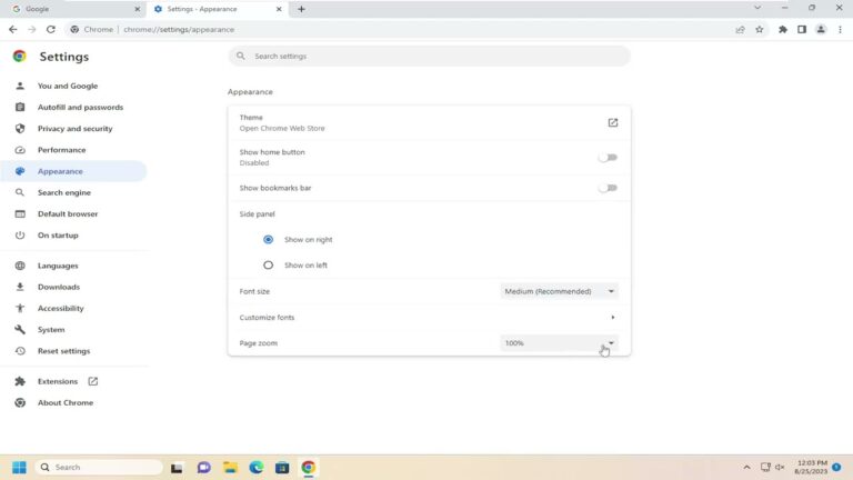 Cómo cambiar la configuración de zoom predeterminada de Google Chrome ...