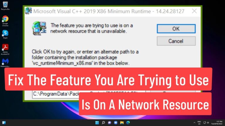 Solucionar problema de recurso de red no disponible. - Mundowin