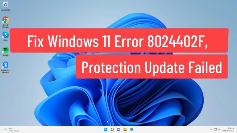 Arreglar error 8024402f en Windows 11: Microsoft Defender - Mundowin