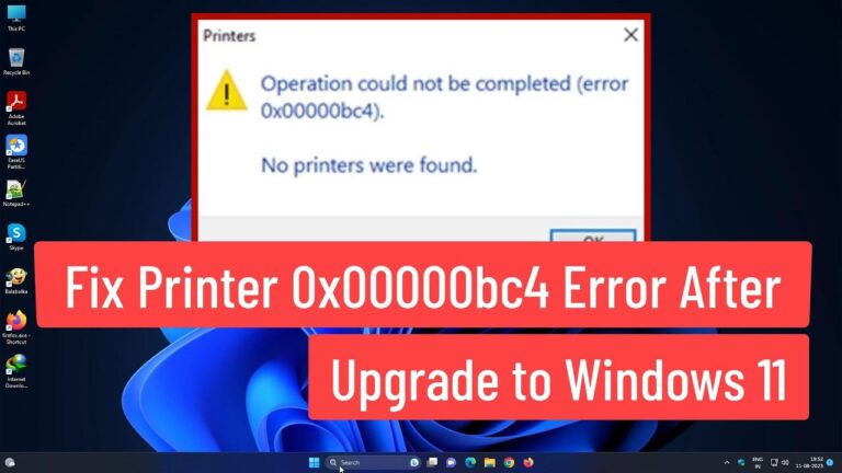 Solucionar error 0x00000bc4 en impresora luego de actualizar a Windows ...