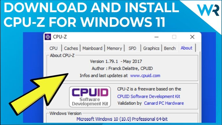 Descargar e instalar CPU-Z para Windows 11: Método sencillo - Mundowin