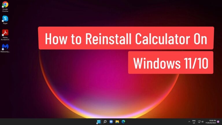 Reinstalar Calculadora Windows: Tutorial paso a paso (90 caracteres ...