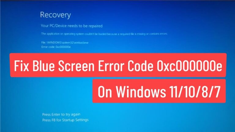 Solución error 0xc000000e pantalla azul en Windows - Mundowin
