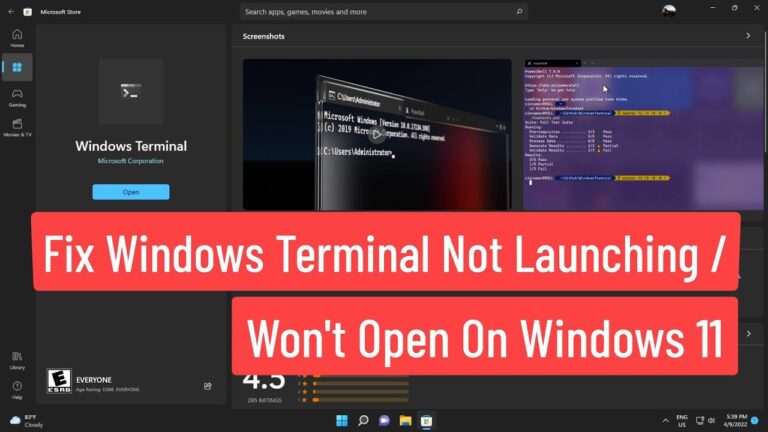 Řešení problémů s terminálem Windows: Oprava nebo odinstalace. - Mundowin