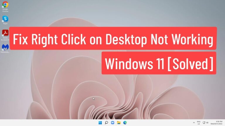 Solución para el clic derecho no funciona en Windows 11 - Mundowin
