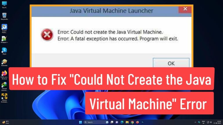 Cómo solucionar el error No se pudo crear la máquina virtual de Java en ...