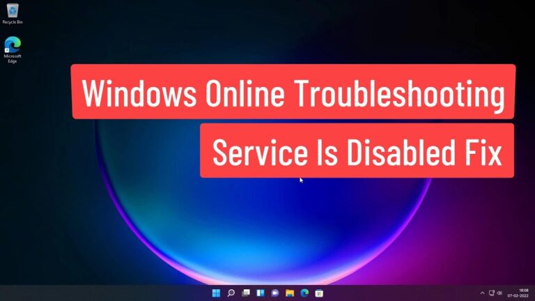 Windows Online Troubleshooting Service: Métodos de solución. - Mundowin