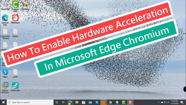 Activar aceleración de hardware en Microsoft Edge Chromium - Mundowin