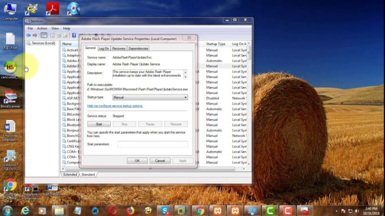 How to modify the path to a Windows service executable. - Mundowin