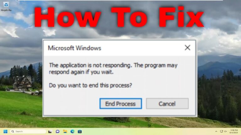 Solución para el error de aplicación no responde en Windows 11/10 - Mundowin