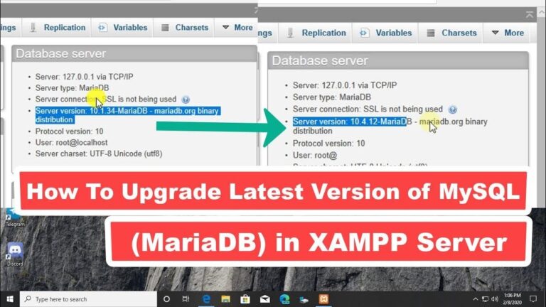 Actualización de MySQL (MariaDB) en XAMPP: Tutorial paso a paso - Mundowin