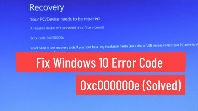 Solucionar error Windows 10 0xc000000e: Tutorial paso a paso - Mundowin