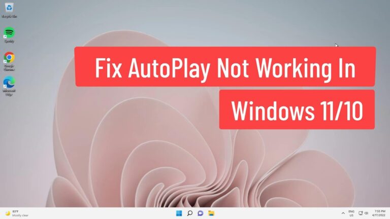 Solución problema Autoplay no funciona en Windows 11/10 - Mundowin