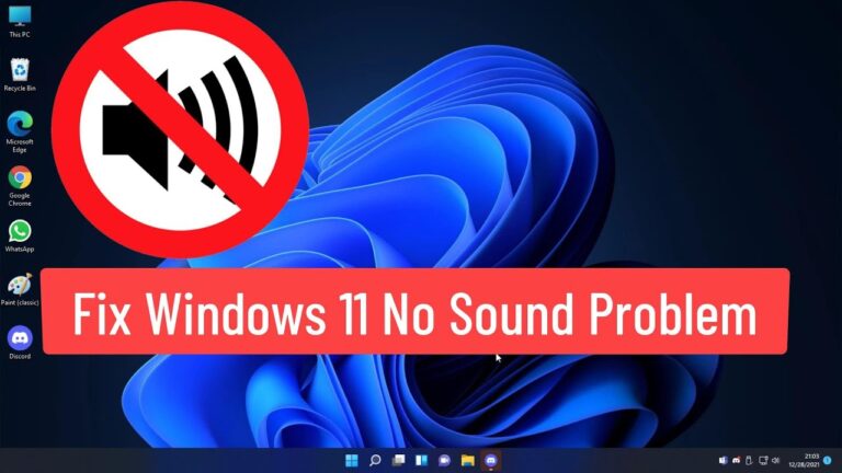 Solución para problema de sonido en Windows 11 (Resuelto) - Mundowin