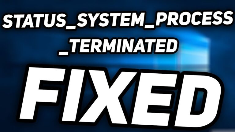 Reparar error de pantalla azul: STATUS_SYSTEM_PROCESS_TERMINATED en ... Reparar error de pantalla azul: STATUS_SYSTEM_PROCESS_TERMINATED en ...