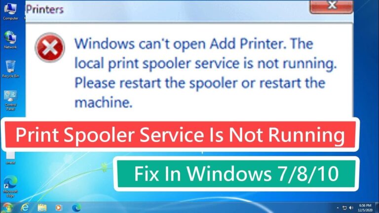 Arreglo de Print Spooler Service en Windows 7/8/10 - Mundowin