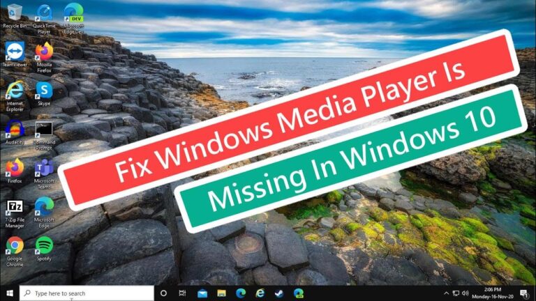 Solucionar la falta de Windows Media Player en Windows 10 - Mundowin