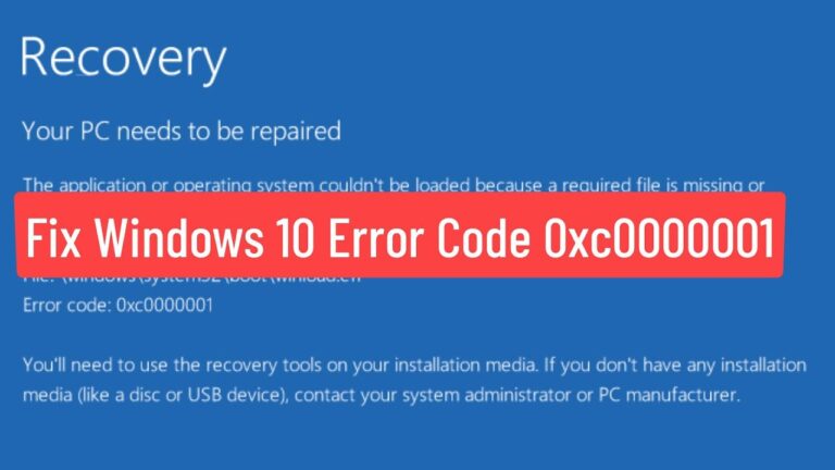 Solución Para Error En Windows 10 Código 0xc0000001 Mundowin 7658