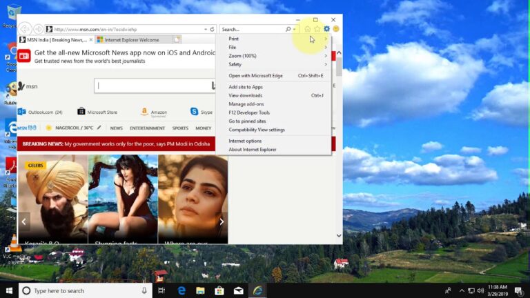 Cómo habilitar representación de software en Internet Explorer - Mundowin