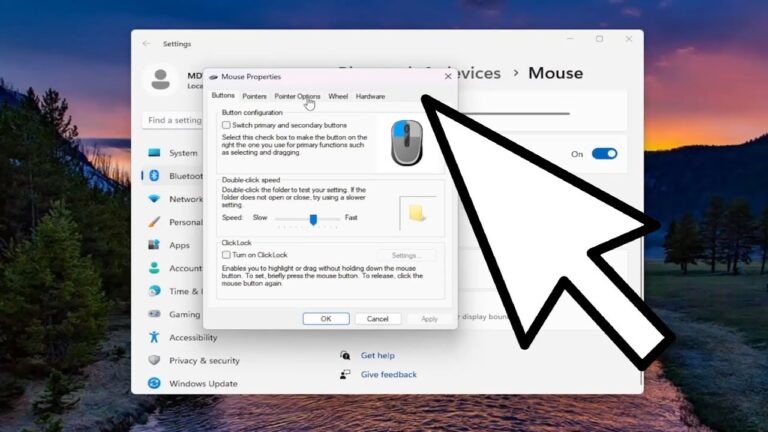 Hide Mouse Cursor While Typing in Windows 10/11 - Mundowin