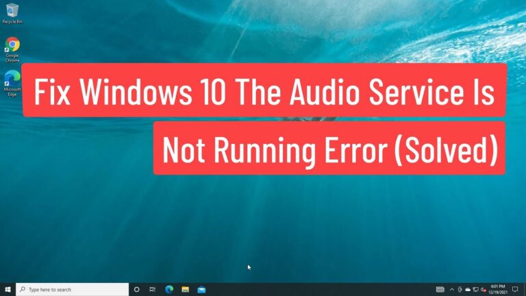 Solucionar error de audio en Windows 10 (Solved) - Mundowin