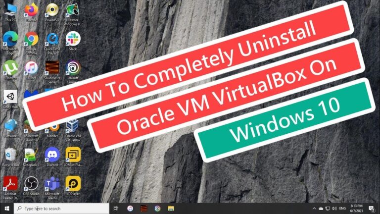 Cómo desinstalar completamente Oracle VM VirtualBox en Windows 10 ...