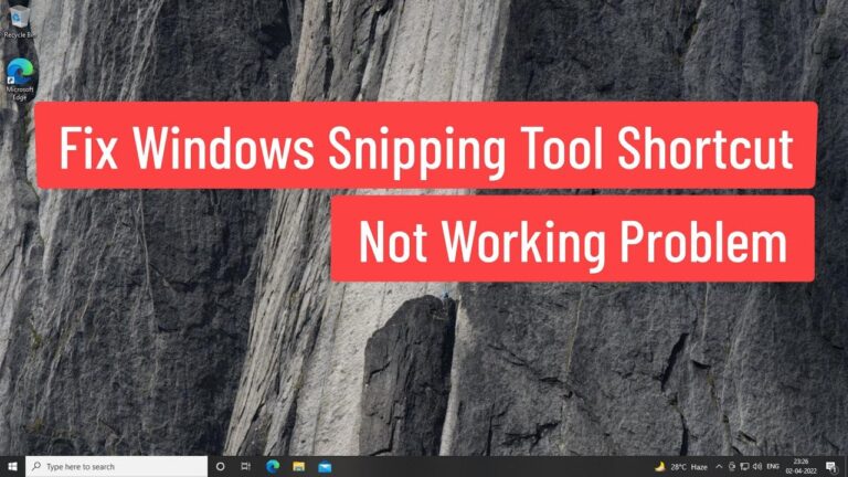 Solucionar problema de atajo de Windows Snipping Tool que no funciona ...