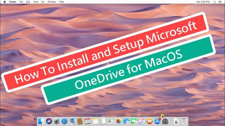 How to Install and Configure Microsoft OneDrive for macOS: Easy Setup ...