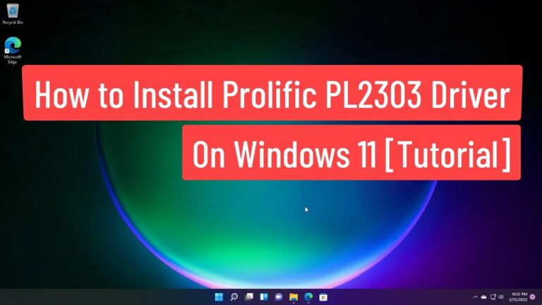 Cómo instalar el controlador PL2303 en Windows 11 [Tutorial] - Mundowin