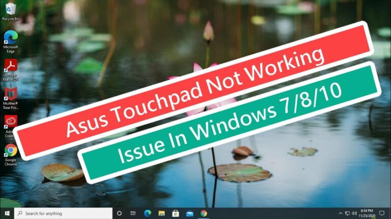 Asus Touchpad Not Working: Troubleshooting Methods - Mundowin