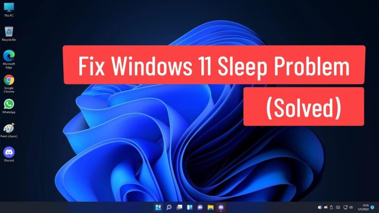 Solución para el problema de suspensión en Windows 11 - Mundowin