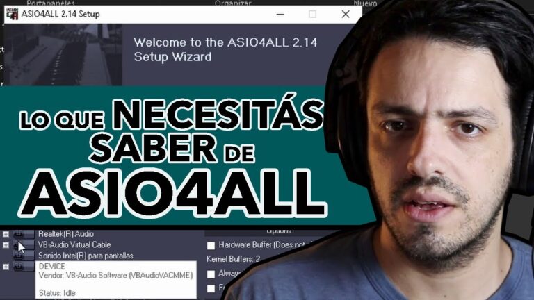 Cómo configurar asio4all en windows 7 - Mundowin