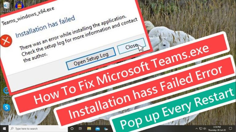 Cómo solucionar el error de instalación de Microsoft Teams.exe - Mundowin