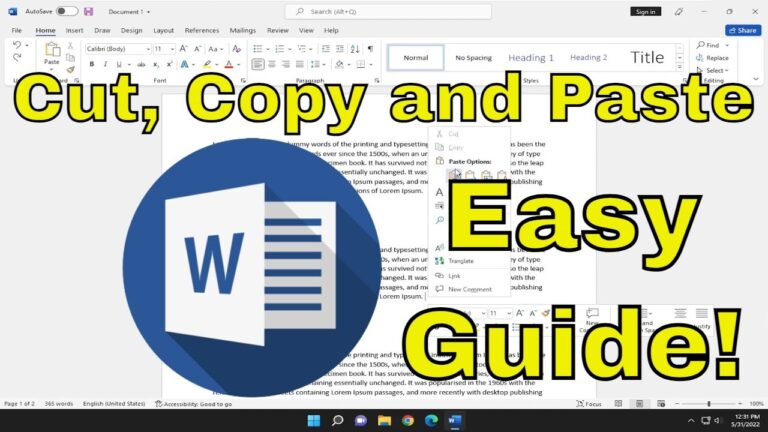 Cómo cortar, copiar y pegar en Microsoft Word [Tutorial] - Mundowin
