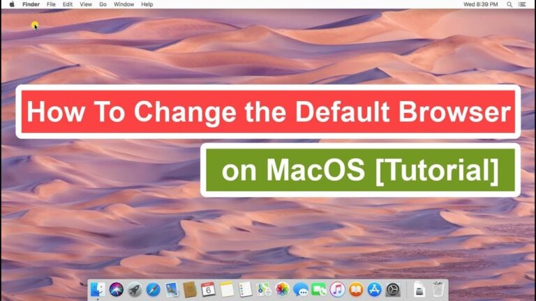 Cambiar navegador predeterminado en MacOS: Tutorial - Mundowin