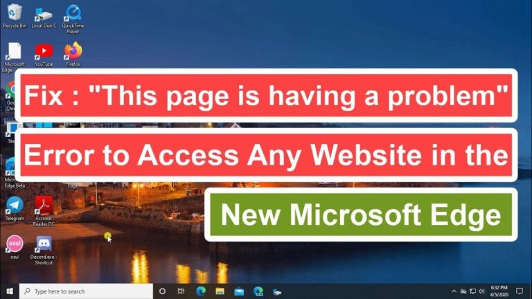 Solución error This page is having a problem para acceder a cualquier ...