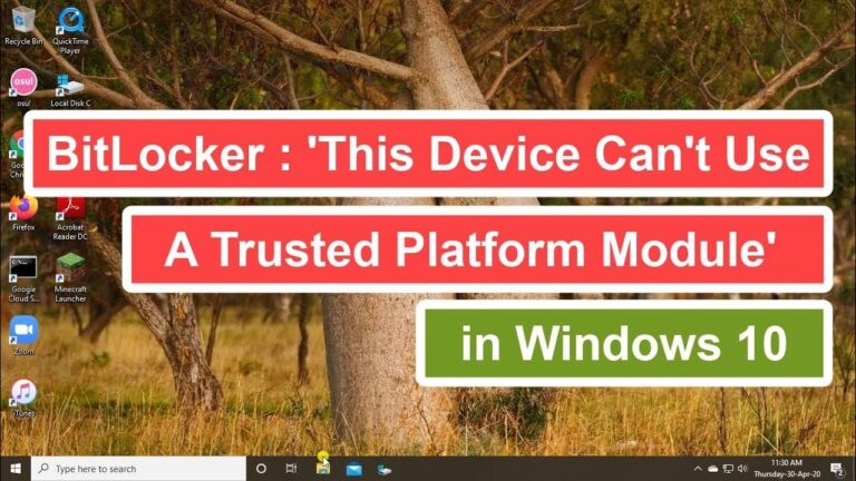 BitLocker: Solución error TPM en Windows 10 - Mundowin