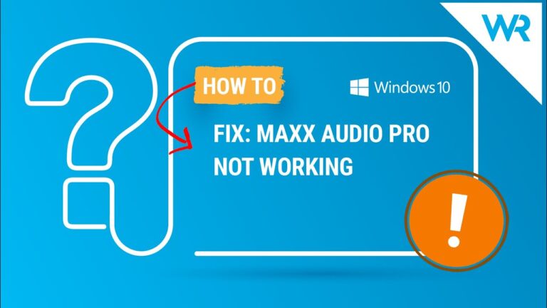 Tutorial: Solución de problemas de MaxxAudio Pro en Windows 10/11 ...