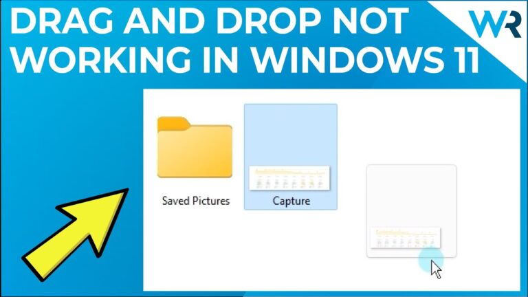 Soluciones para drag and drop no funciona en Windows 11 - Mundowin