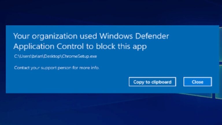 Organización utilizó Windows Defender para bloquear esta app - Mundowin