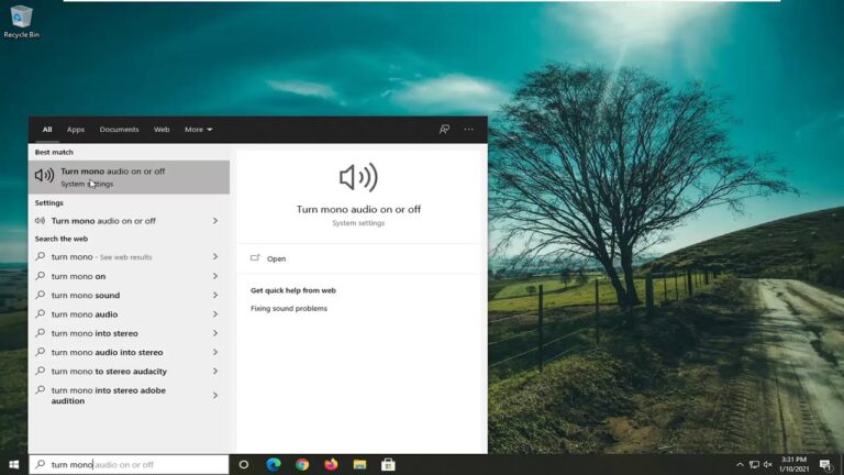 Cómo habilitar el audio mono en Windows 10 [Tutorial] - Mundowin
